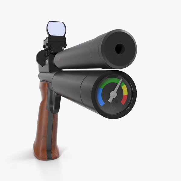 3d model of air gun pistol