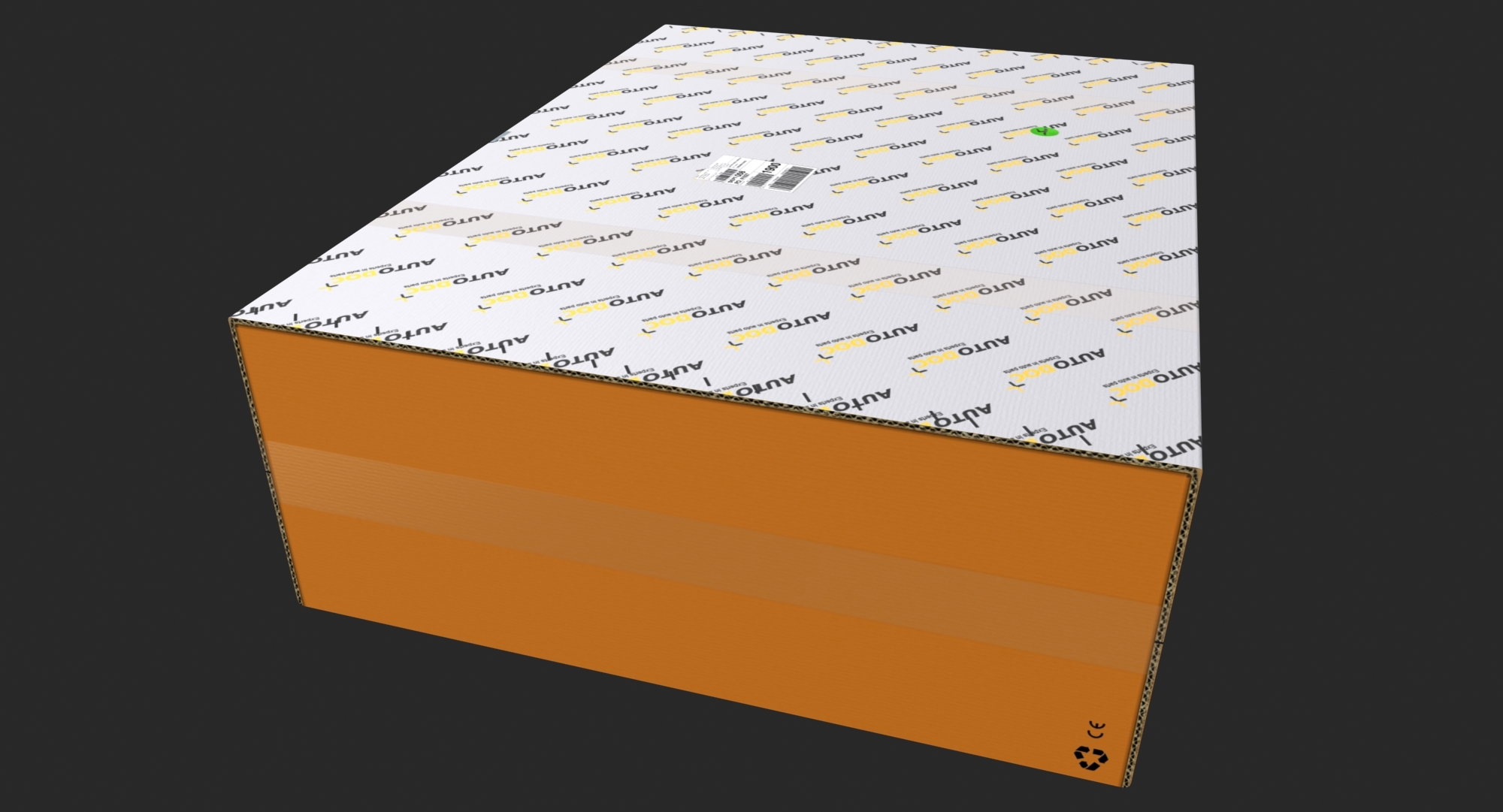 3d model of cardboard boxes