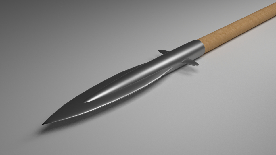 3d spear model