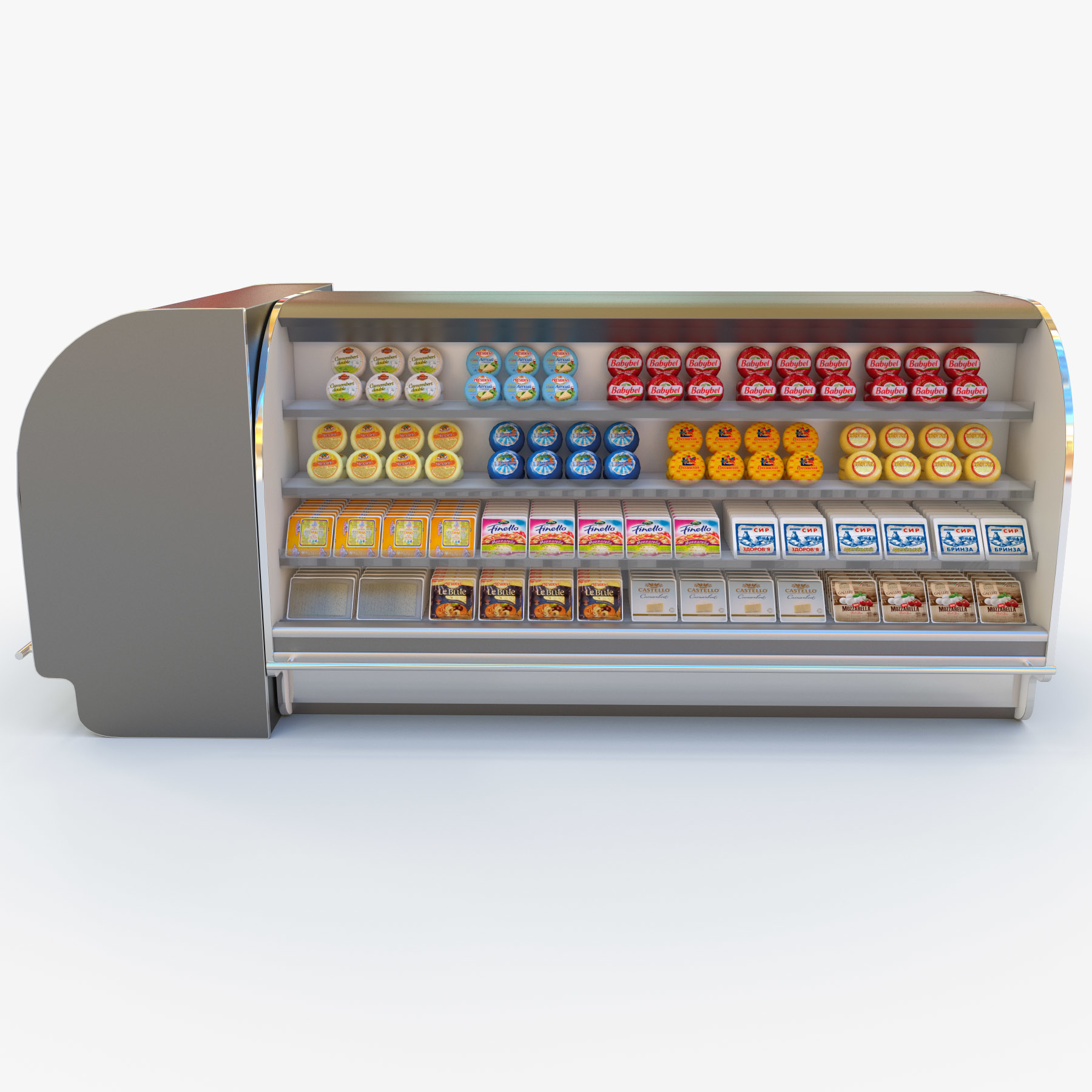 3d model food showcase