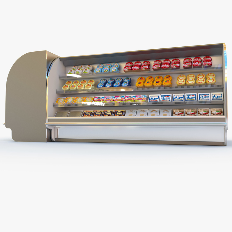 3d model food showcase