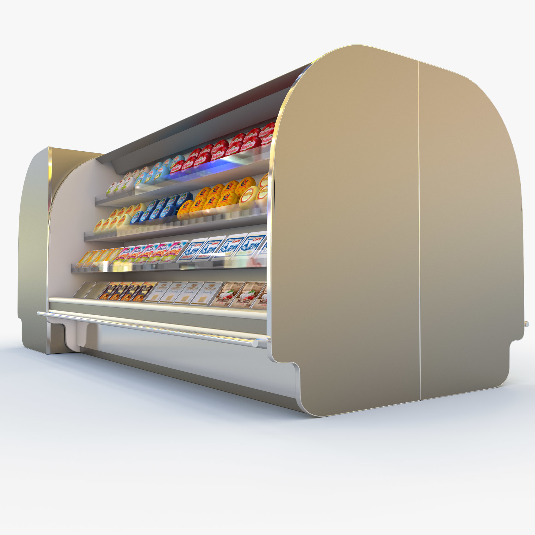 3d model food showcase