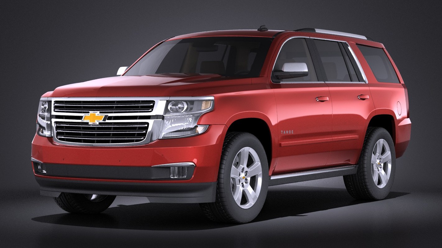 3d model 2015 chevrolet tahoe