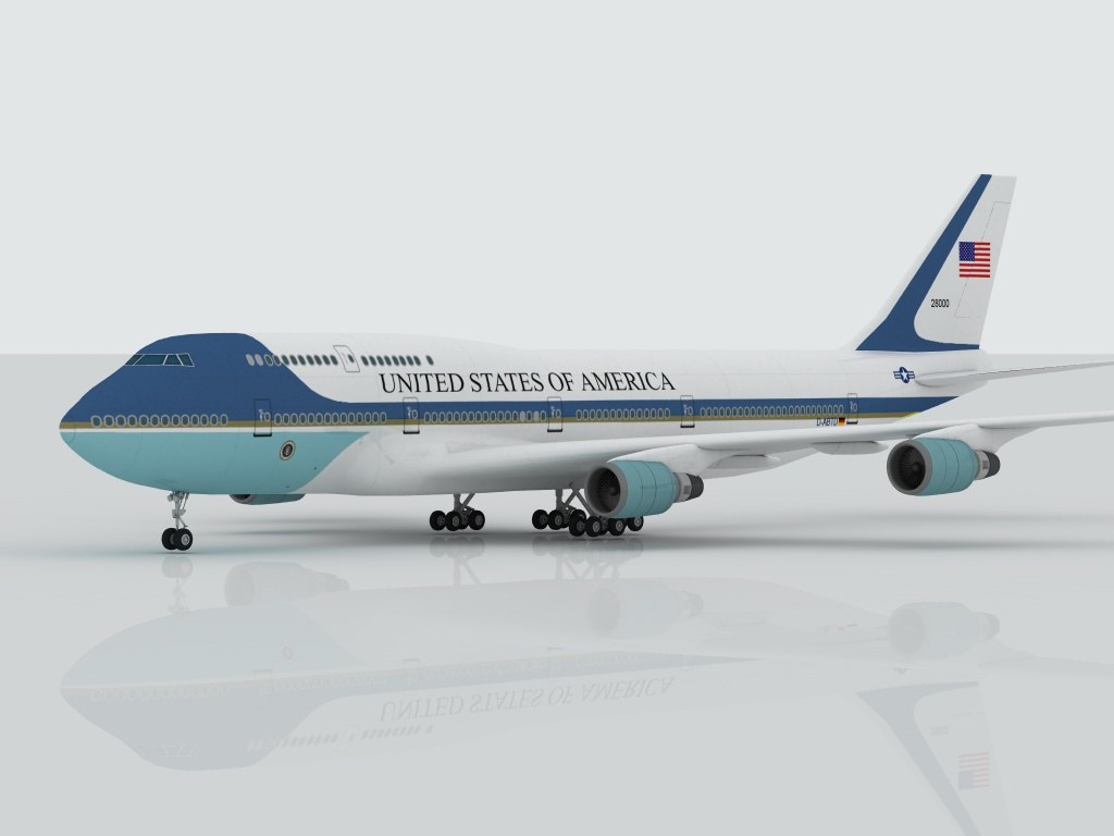 max airplane boeing 747 air force