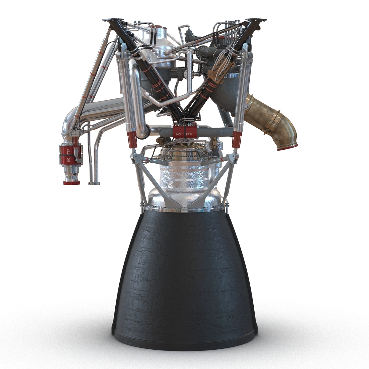 rocket engines 3d c4d