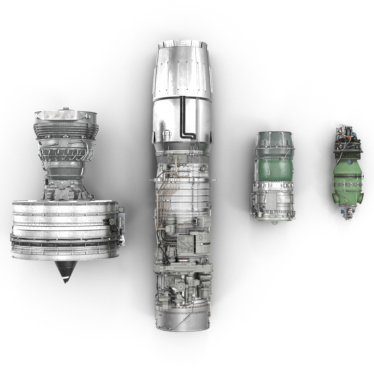 modelo 3d Colección Turbofan Engines 2 - TurboSquid 1040425