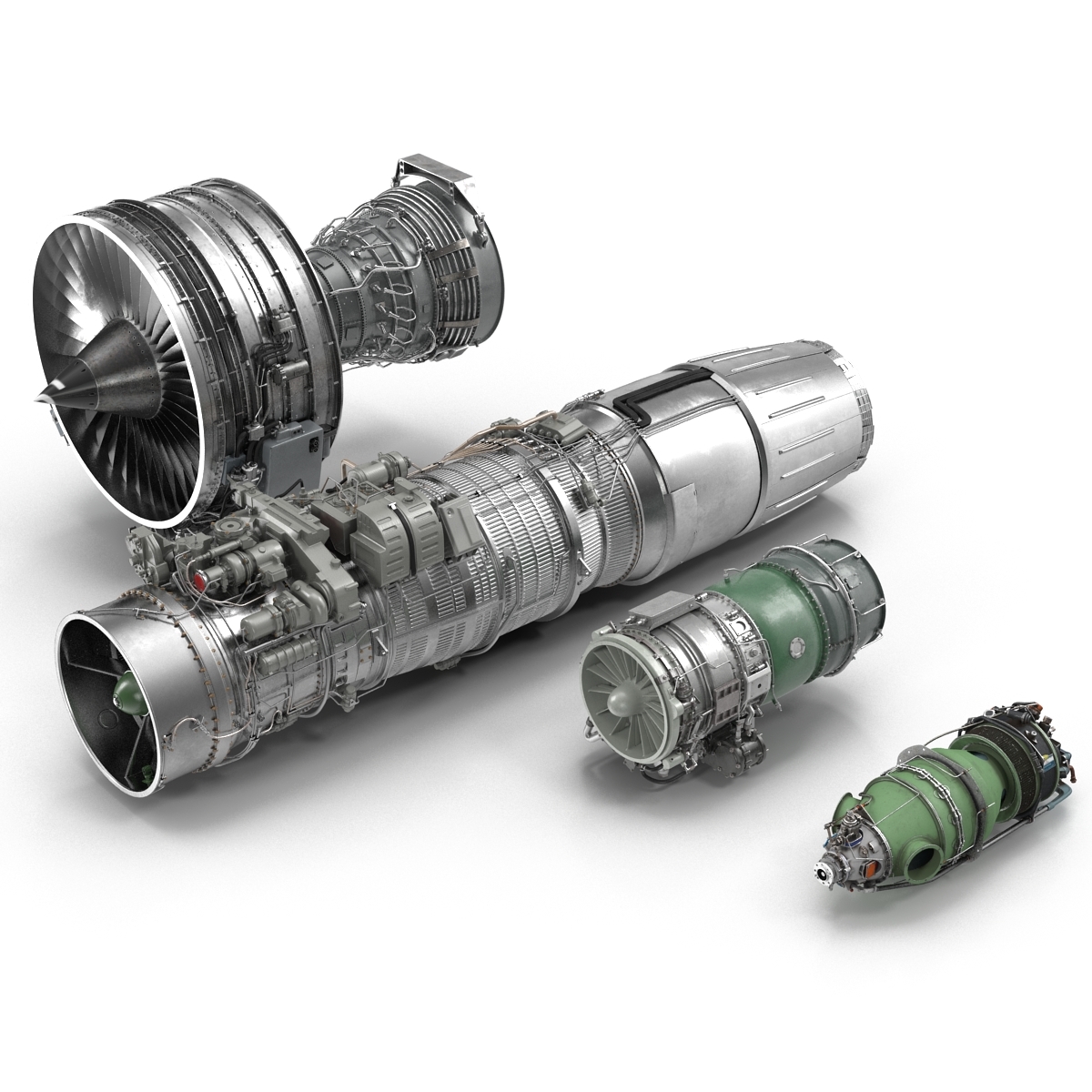 modelo 3d Colección Turbofan Engines 2 - TurboSquid 1040425