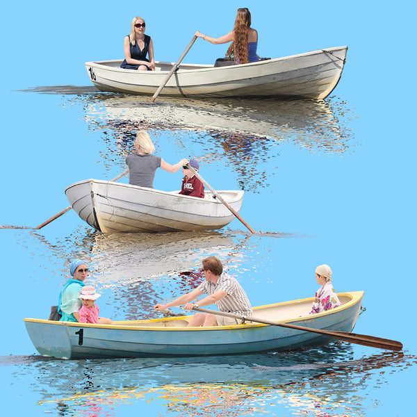 Texture Photoshop cut out people