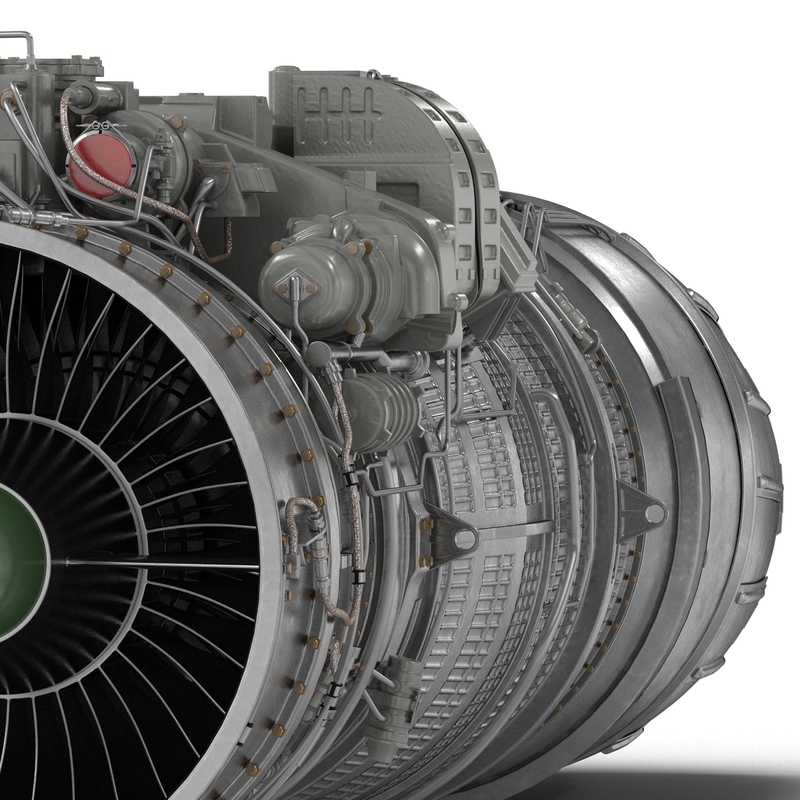3d turbofan engines model