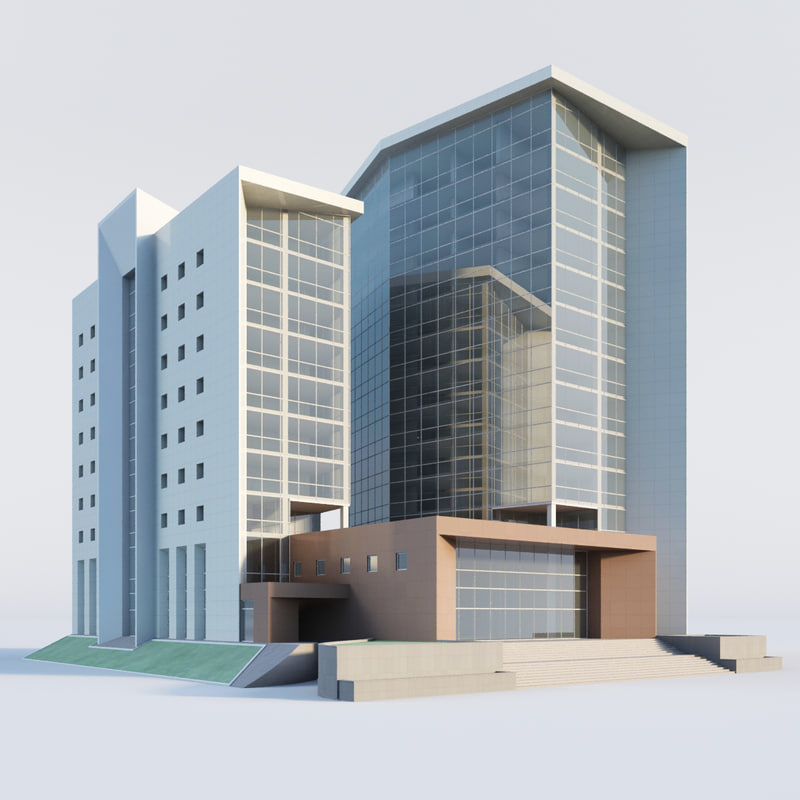 3d model office building
