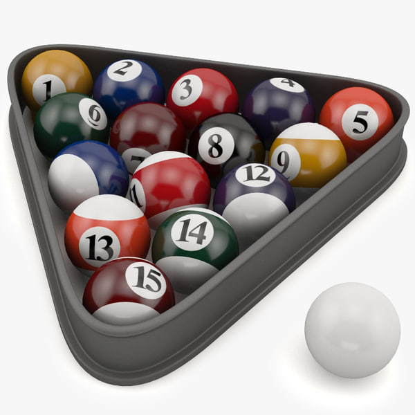3d pool balls