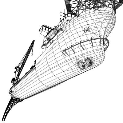3d cable lay model