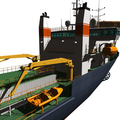 3d cable lay model
