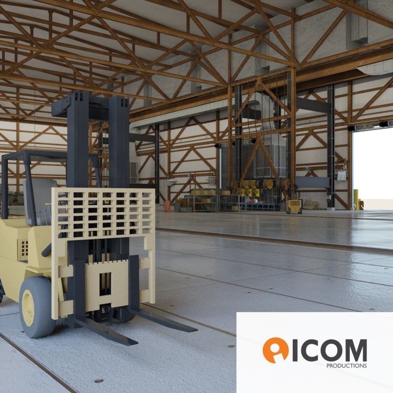 3d maintenance station model