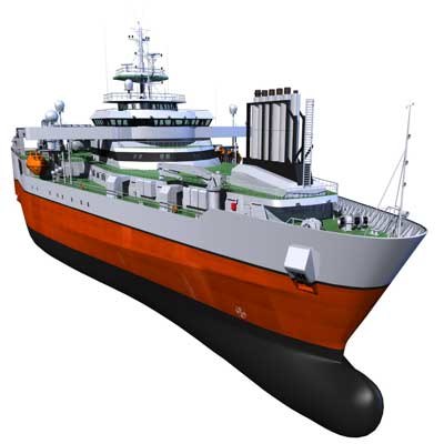 3d model seismic vessel