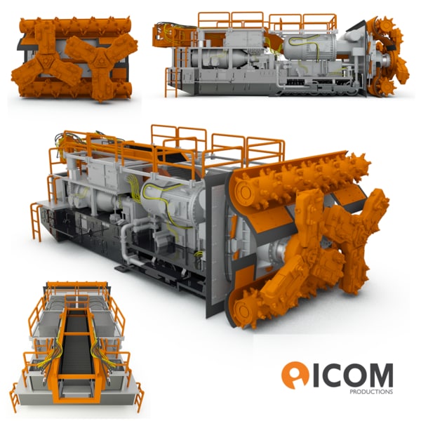 Mining Equipment 3D Models for Download | TurboSquid