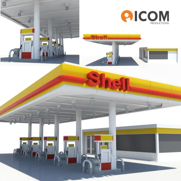 Gas Station 3D Models for Download | TurboSquid