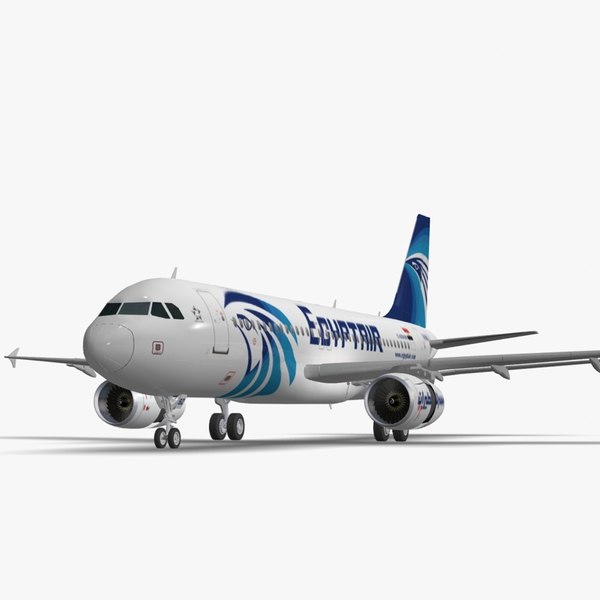 3d model airbus egyptair