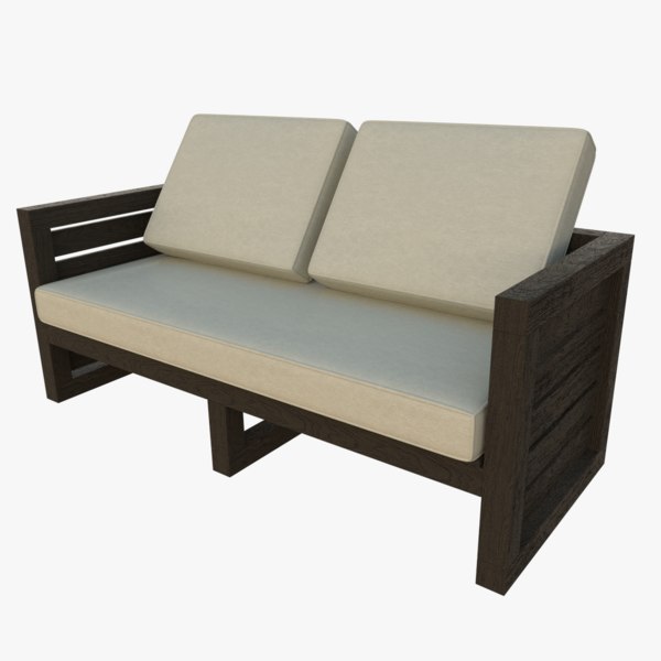 3d outdoor sofa model