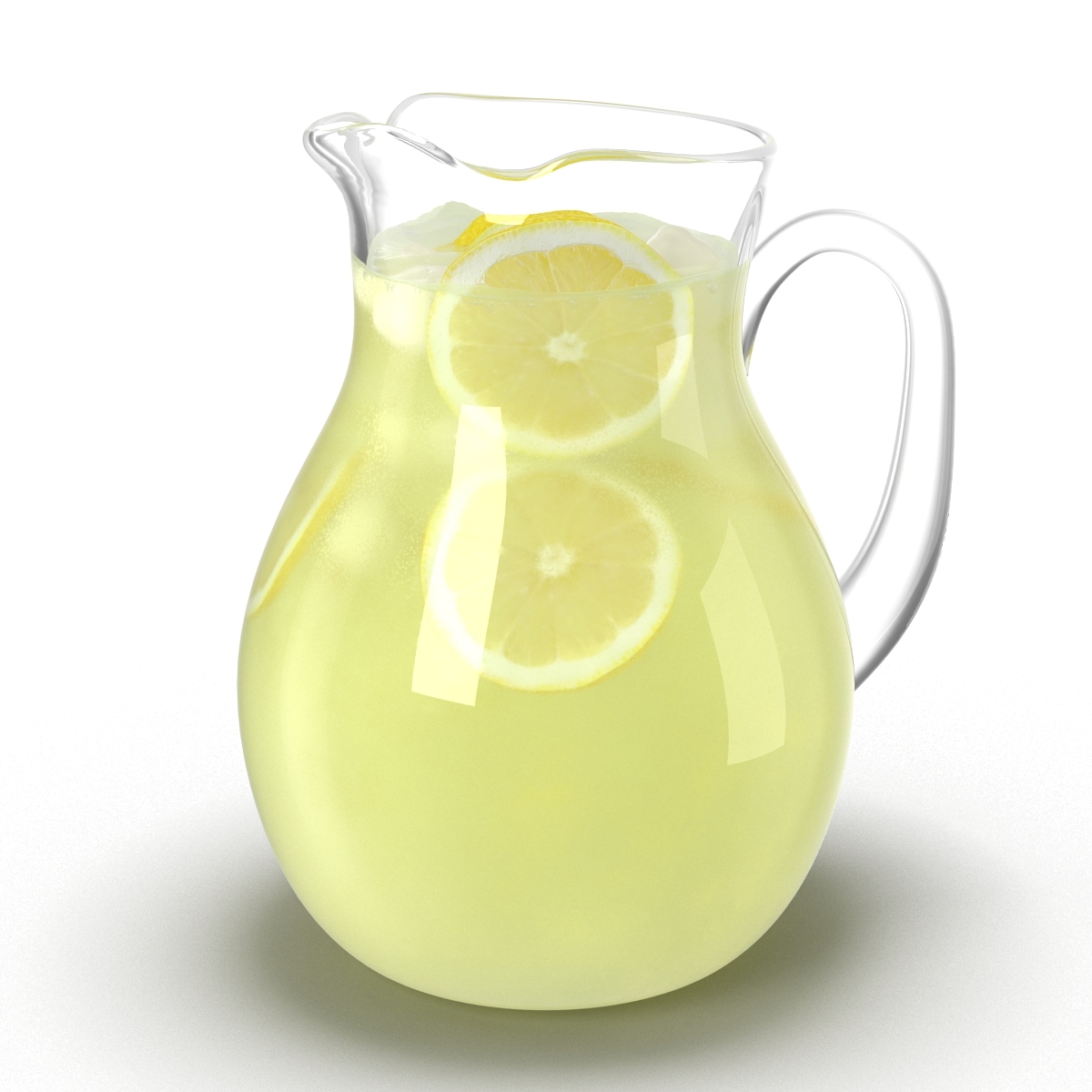 3d lemonade set pitcher model