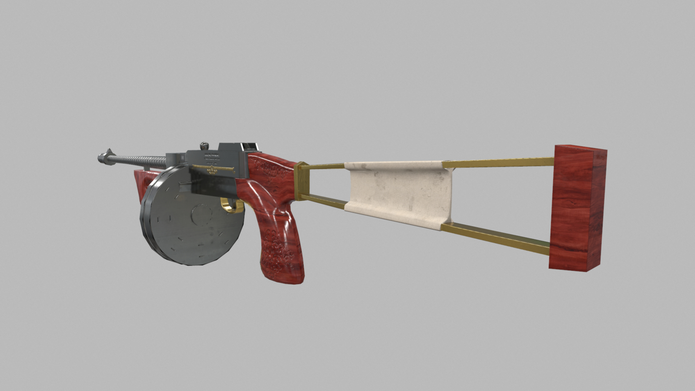 thomson machine gun obj