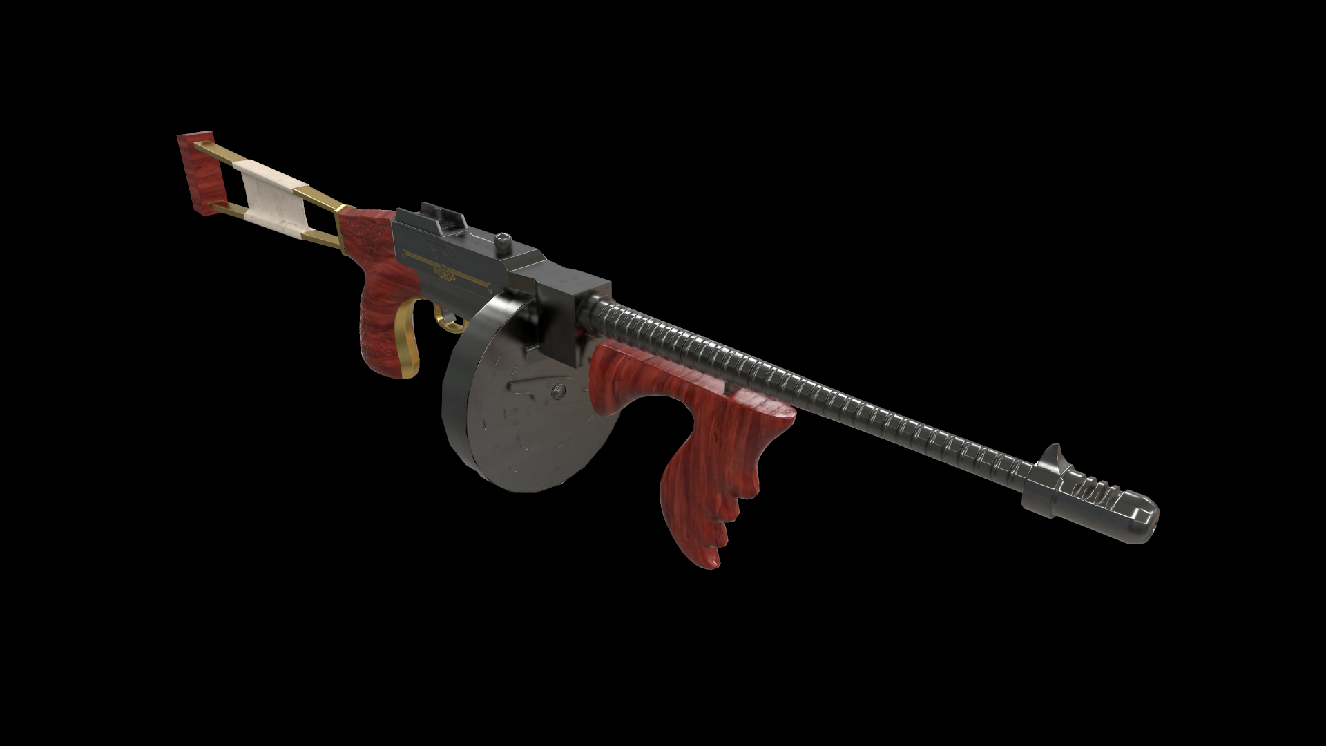 thomson machine gun obj