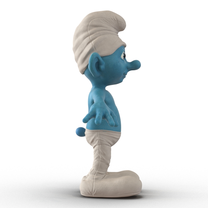 smurf realistic 3d model