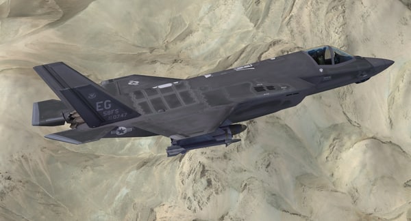 f-35a lightning 3d max