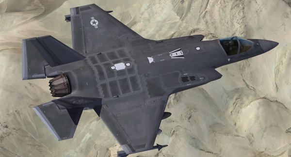 f-35a lightning 3d max