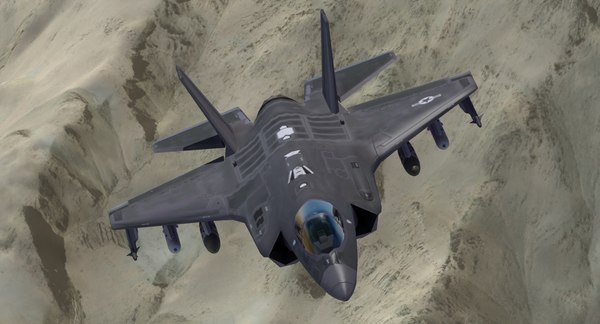 f-35a lightning 3d max