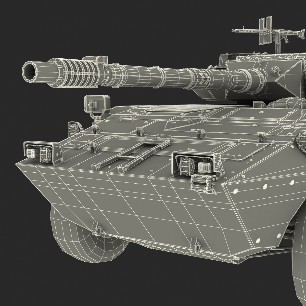 wheeled tank destroyer b1 3d model