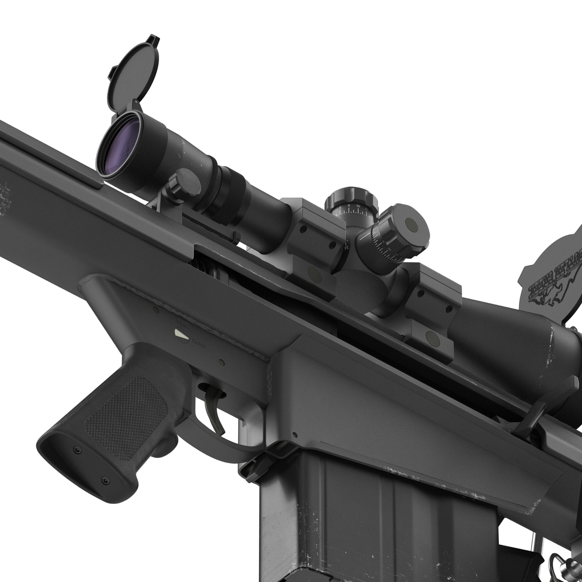max sniper rifle barrett m107