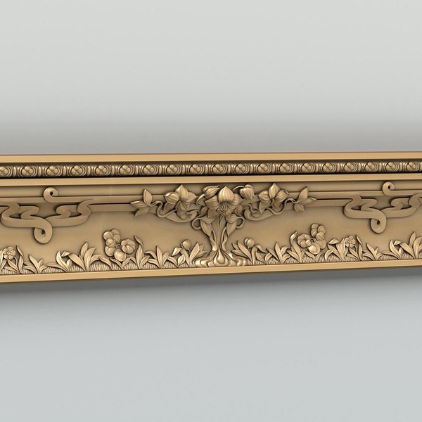 3d model decorative molding
