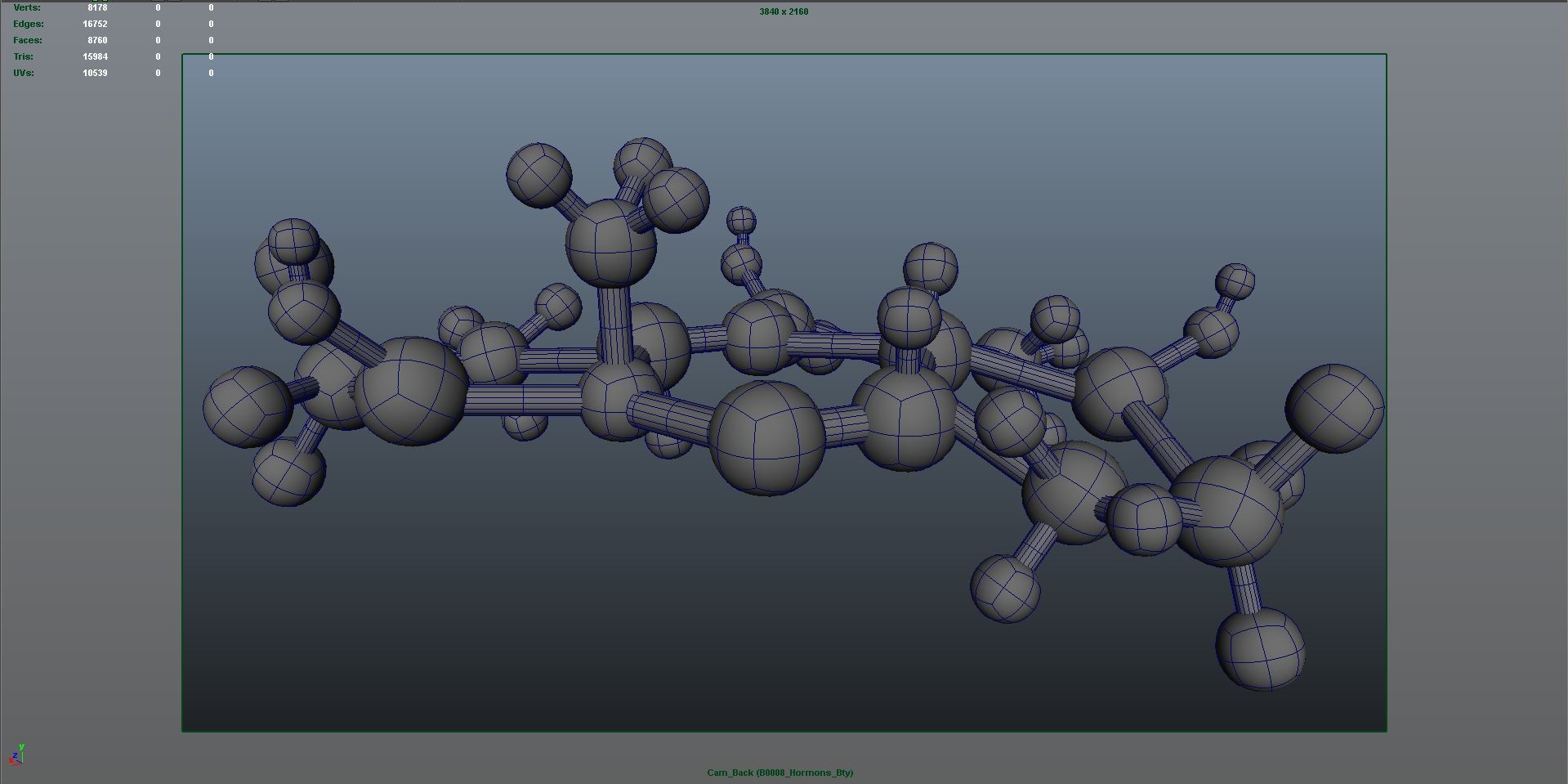 3d model hormone