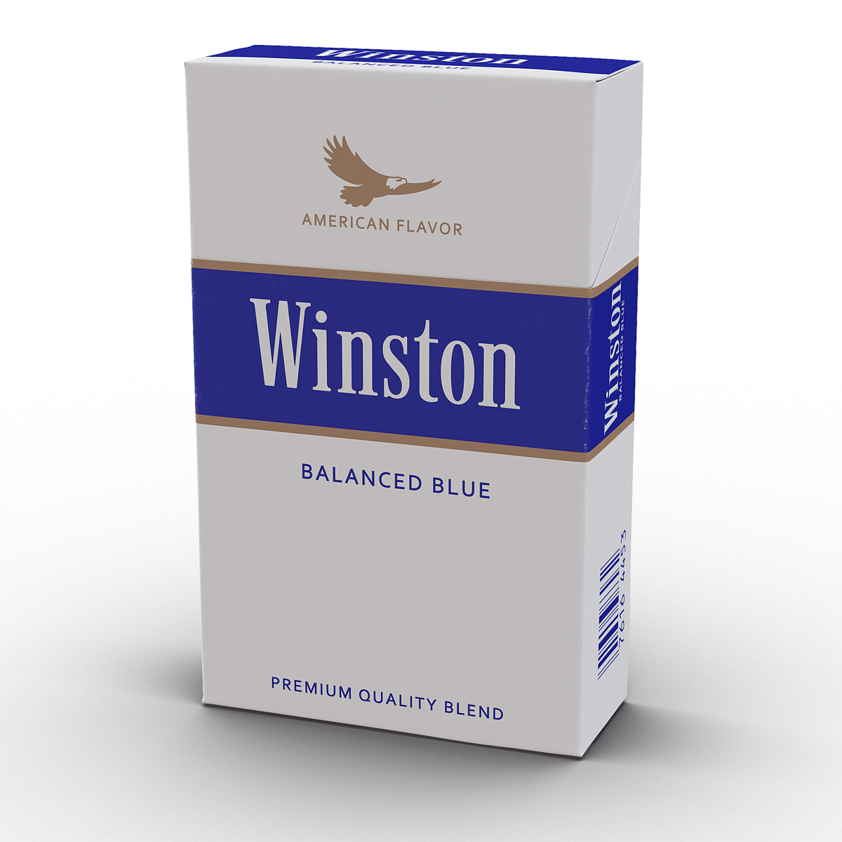 cigarettes winston 3d model