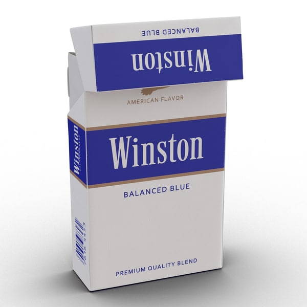 cigarettes winston 3d model