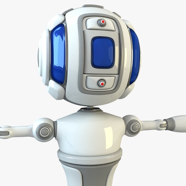 robot modelled 3d max