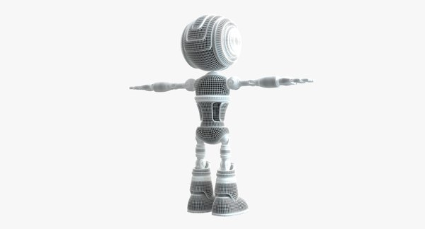 robot modelled 3d max