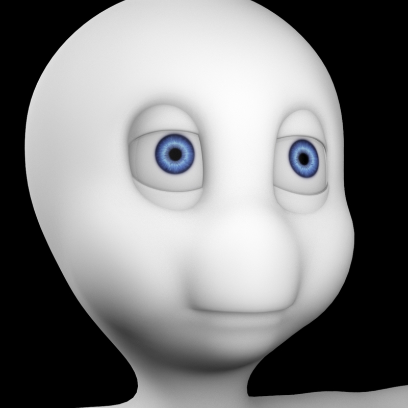 3d casper friendly ghost