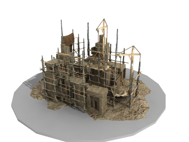 ancient buildings 3d model