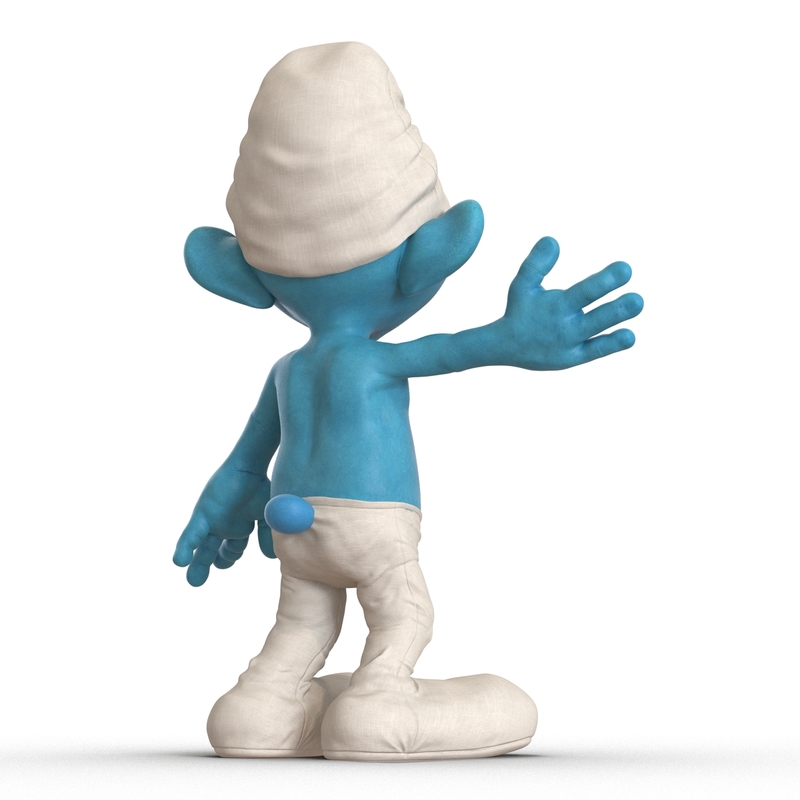 smurf pose 3 3d model