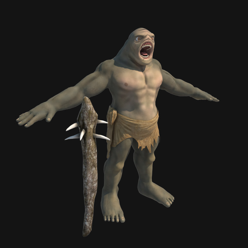 troll monster 3d model