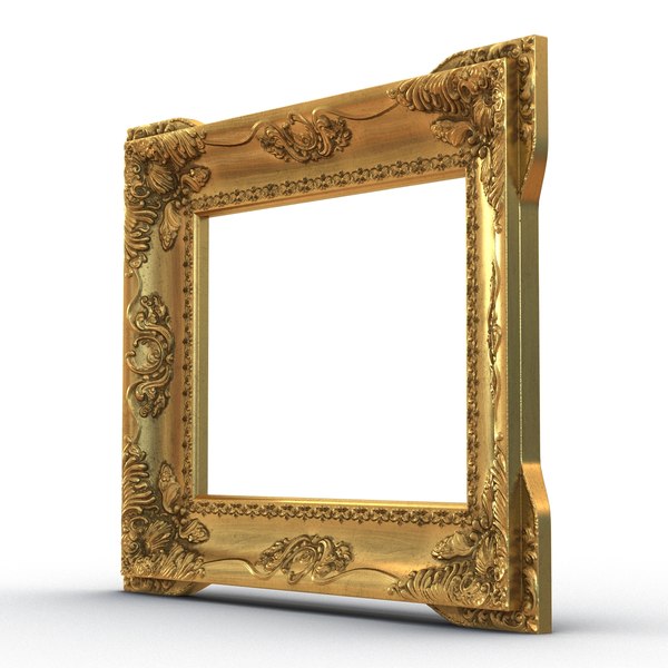 3d picture frames 2 modeled