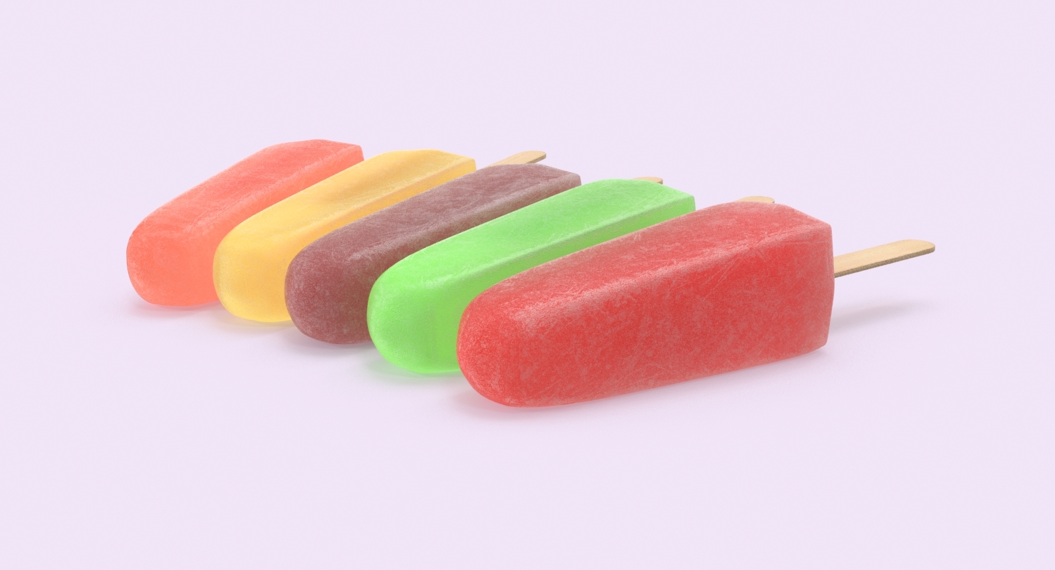 3d model popsicle