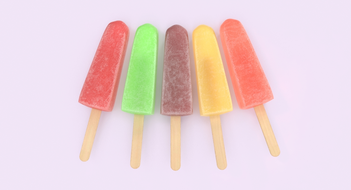 3d model popsicle