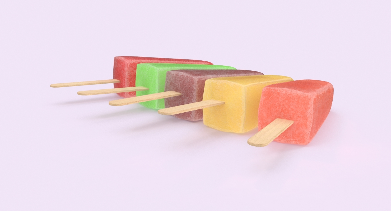 3d model popsicle