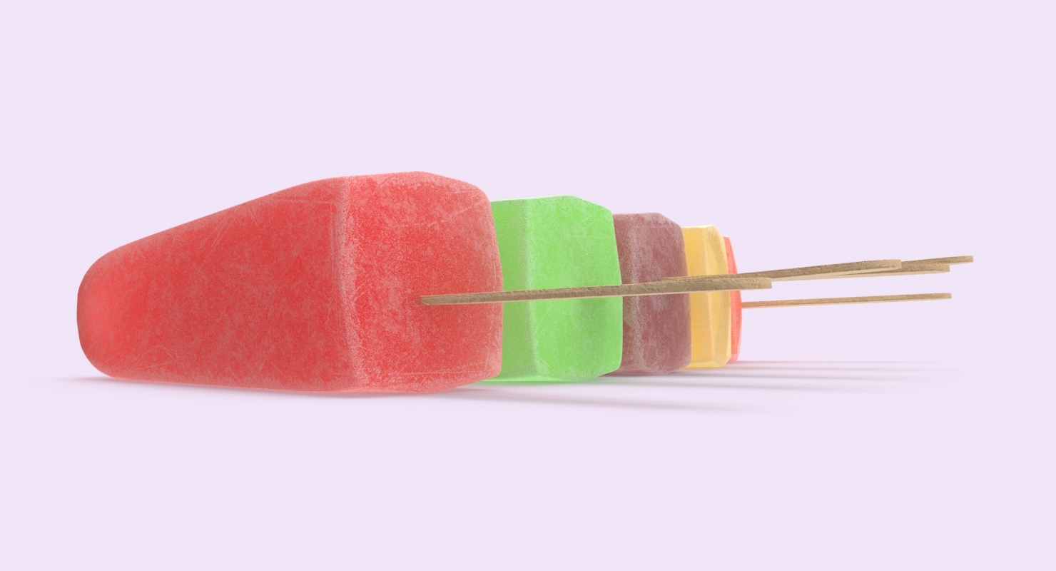 3d model popsicle