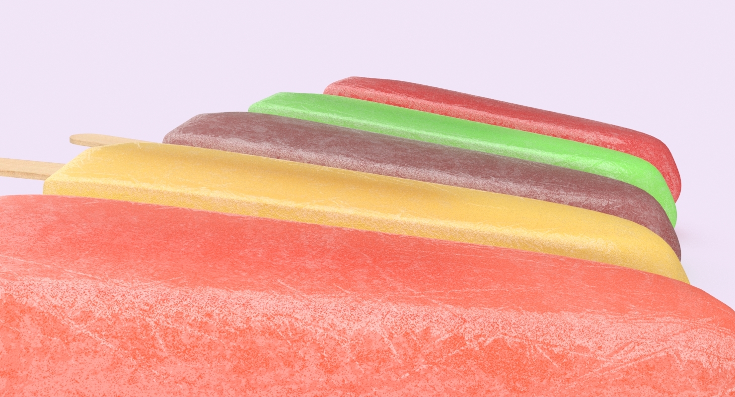 3d model popsicle