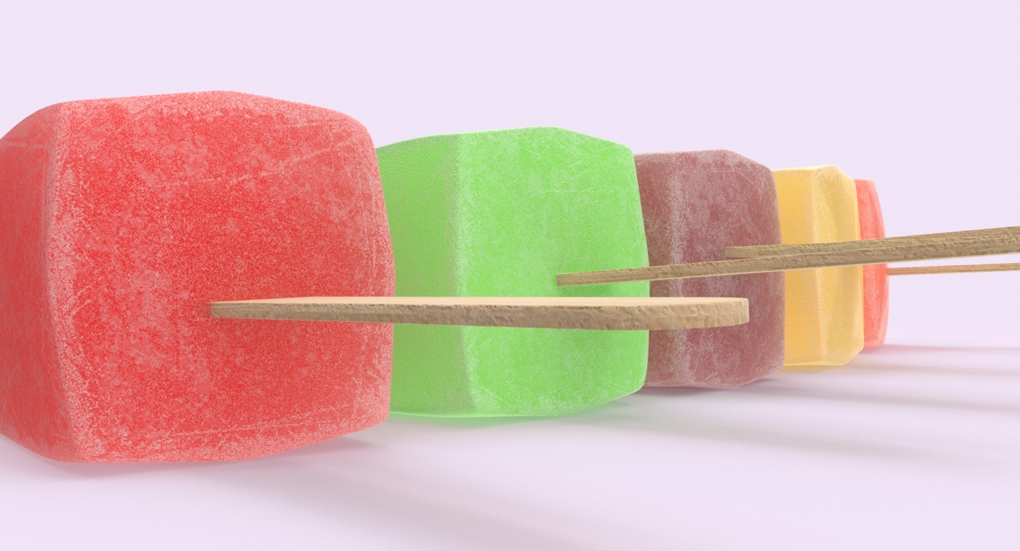 3d model popsicle