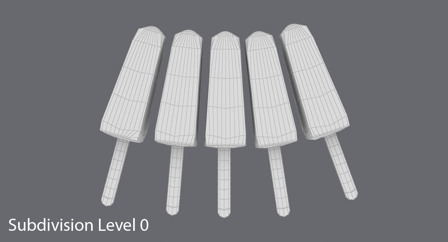 3d model popsicle